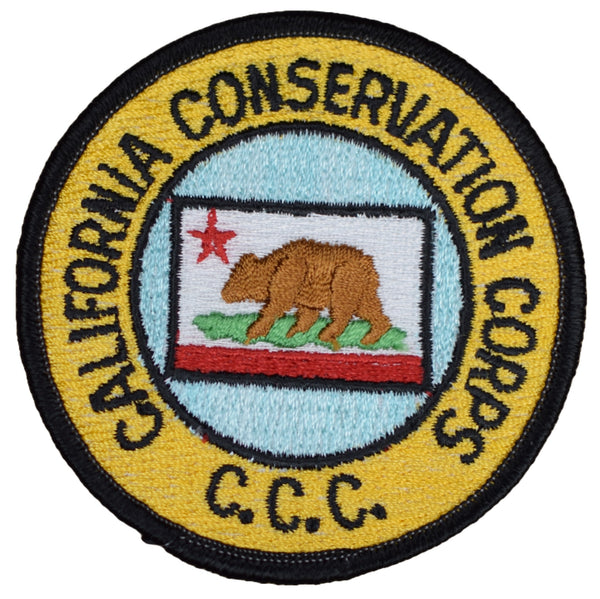 Vintage California Conservation Corps Patch - CCC, CA Resource Agency ...