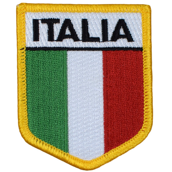 Italy Applique Patch - Italia Italian Heritage Embroidered Badge 2-7/8 ...