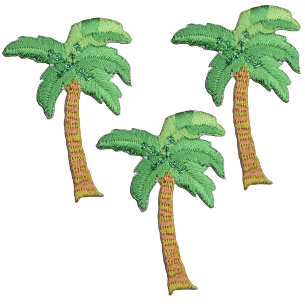 3-Pack Palm Tree Applique Patch - Beach Vacation Tropical Island Embro ...
