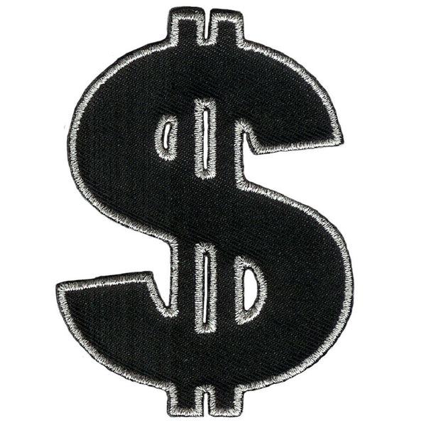 Dollar Sign Applique Patch - Money, Dollar, Cash Badge 3" (Iron on ...