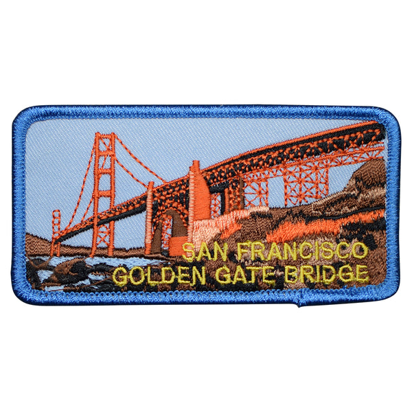San Francisco Patch - Golden Gate Bridge, California Badge 4" (Iron on ...