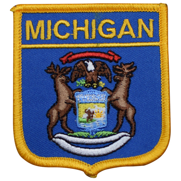 Michigan Patch - Great Lakes, Huron, Lansing, Detroit 2.75" (Iron on ...